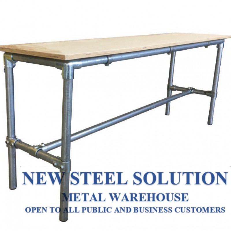 20NB PIPE FITTING-18YY FOUR SOCKET CROSS GALVANISED STEEL CLAMP